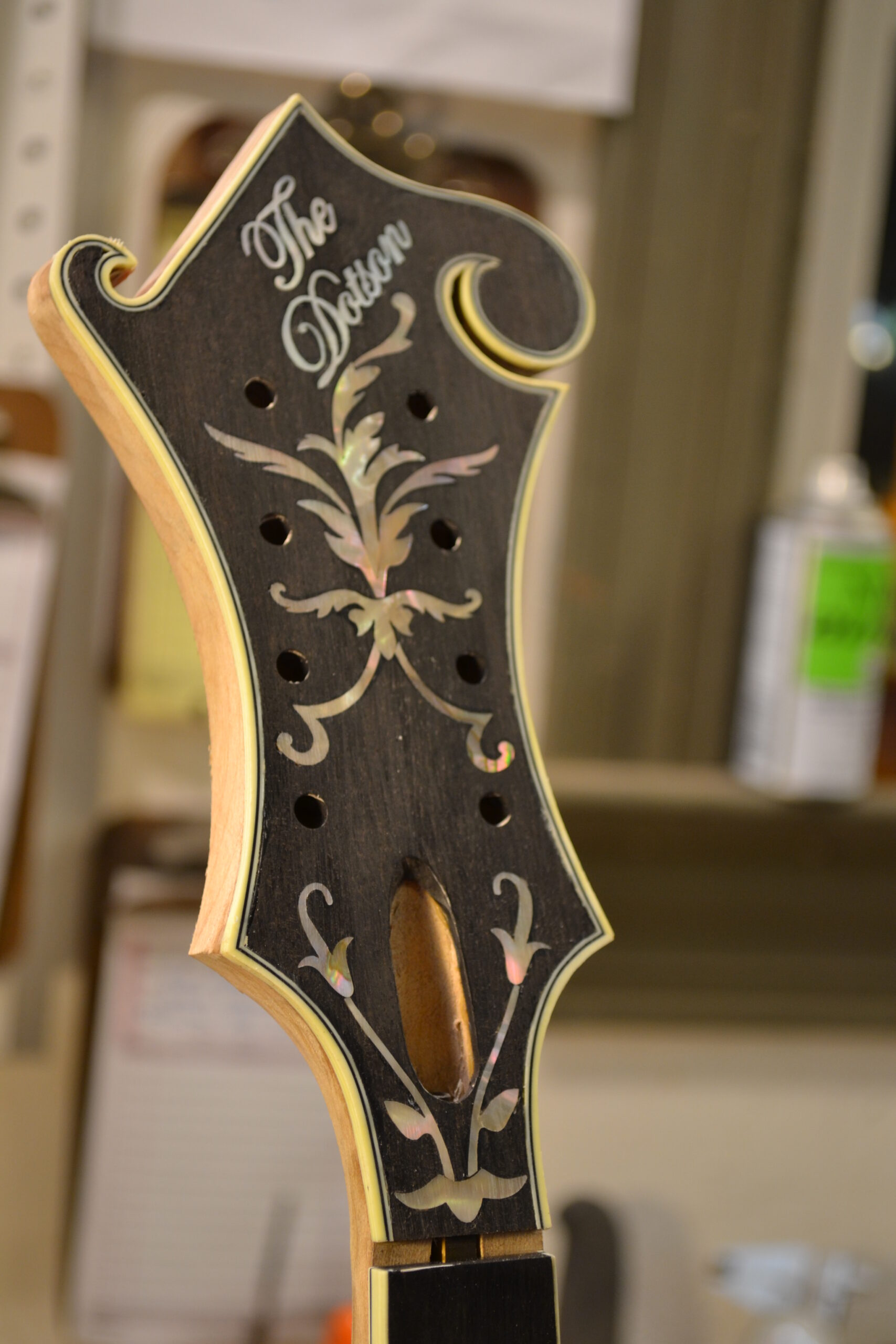 Binding a Mandolin Headstock - Acoustic Box LLC